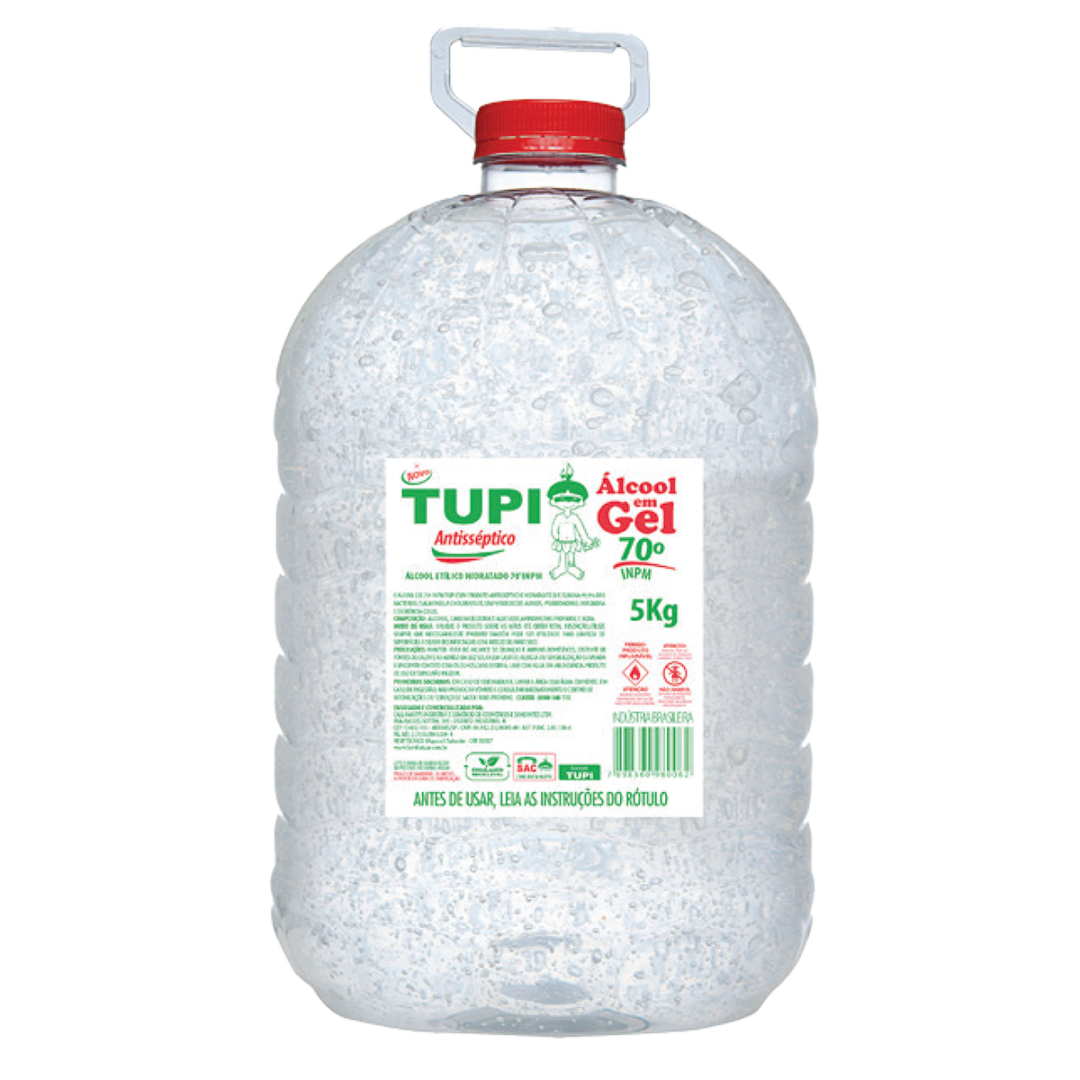 Álcool em Gel 70° INPM TUPI - Familia Tupi